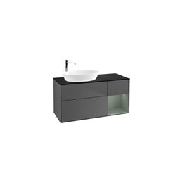 Villeroy & Boch V&B Waschtischunterschrank Finion 120cm, Pl b m, Rg Oli. m Lac, Anthrac. m ; Villeroy & Boch (F932GMGK)