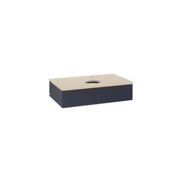 Villeroy & Boch V&B Waschtischunterschrank ohne Frontstruktur -Beleuchtung Antao 80x19x50cm, HL, WBP botti., md bl. m Lac ; Villeroy & Boch (L08053HG)