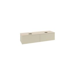 Villeroy & Boch V&B Waschtischunterschrank mit Frontstruktur -Beleuchtung Antao 160x50cm, WBP-farbe botti., si Gr m Lac ; Villeroy & Boch (L39113HJ)