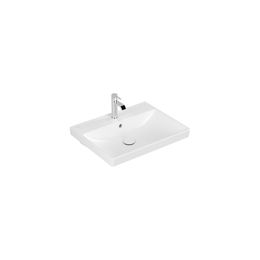 Villeroy & Boch V&B Waschtisch AVENTO 60x47, 1 HL, m &Uuml;L, stone white C-plus ; Villeroy & Boch (415860RW)