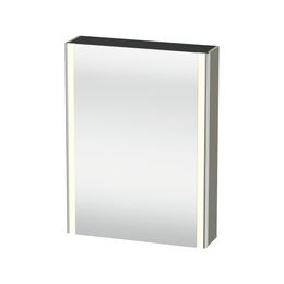 Duravit Universal-Spiegelschrank XSquare 60x15,5x80cm, 1 T&uuml;r, LED, An L, st-g m (XS7111L92920000)