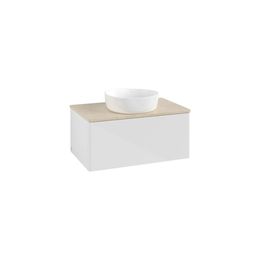 Villeroy & Boch V&B Waschtischunterschrank ohne Frontstruktur -Beleuchtung Antao 80x36x50cm, WBP botti., glo wh. Lac ; Villeroy & Boch (L30013GF)