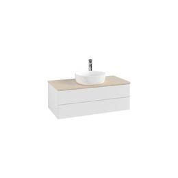 Villeroy & Boch V&B Waschtischunterschrank mit Frontstruktur Antao 100x36x50cm, HL, WBP botti., glo wh. Lac ; Villeroy & Boch (K20153GF)