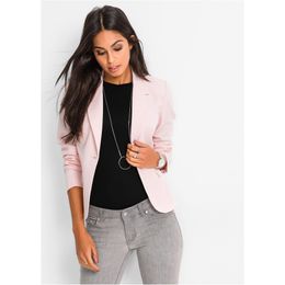 bonprix Kurzblazer mit Pattentaschen, rosa, Gr.36, Feminin geschnittener Kurzblazer mit tollen Pattentaschen.