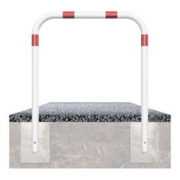 Schake Abweiseb&uuml;gel aus Stahlrohr &Oslash; 60 x 2,5 mm Breite: 2000 mm, H&ouml;he: 1000 mm ohne Querholm, beschichtet, zum Einbetonieren (465_08B)