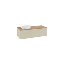 Villeroy & Boch V&B Waschtischunterschrank mit Frontstruktur Antao 120x36x50cm, WBP hon. Oa, si Gr m Lac ; Villeroy & Boch (K33111HJ)