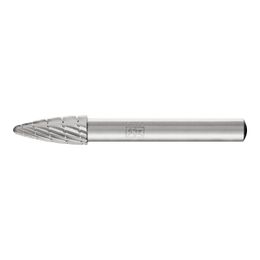 Pferd TOOLS HSS Fr&auml;sstift Baumform H &Oslash; 08x20mm Schaft-&Oslash; 6 mm Z 3 universal mittel fein Spanbrecher (22431836)