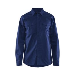 BLAKL&Auml;DER Blakl&auml;der Flammschutz-Hemd, marineblau, Unisex-Gr&ouml;&szlig;e: XL (322615048900XL)