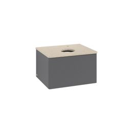 Villeroy & Boch V&B Waschtischunterschrank mit Frontstruktur -Beleuchtung Antao 60x36x50cm, HL, WBP botti., A m Lac ; Villeroy & Boch (L29153GK)