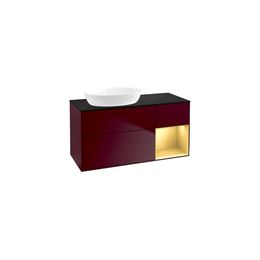 Villeroy & Boch V&B Waschtischunterschrank Wandbeleuchtung Finion 120cm, Pl bla m, Reg gol m Lac, Peo m ; Villeroy & Boch (GA52HFHB)