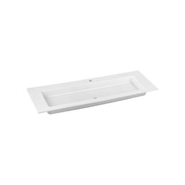 KEUCO Keramik-Waschtisch Royal 60 140,5x53,8cm, w, m L u &Uuml;berlaufsys. Clou (32160311401)