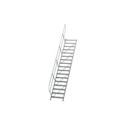 MUNK Aluminium-Treppe Stufen 45&deg; 17 Stufen (600277)