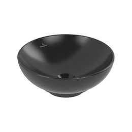 Villeroy & Boch V&B V&B Aufsatzwaschtisch Loop& Friends d 38cm, o. &Uuml;L, P bla C+, o. Hahnlochbank ; Villeroy & Boch (4A4501R7)