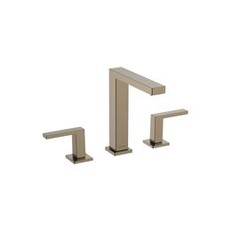 Hansgrohe 3-Loch-Waschtischarmatur Tecturis E m Push-Open-Ablaufg., brushed bronze (73030140)