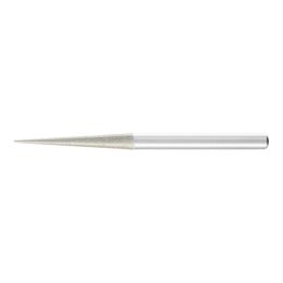 Pferd TOOLS Diamant-Schleifstift Spitzkegel &Oslash;6x7&deg; Schaft&Oslash;6 mm D64 (fein) zum Anfasen/Entgraten/Senken (36476007)