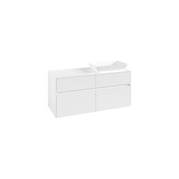 Villeroy & Boch V&B Waschtischunterschrank Collaro 120x54,8x50cm, WT rechts, white matt ; Villeroy & Boch (C11400MS)