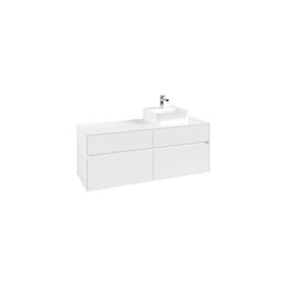 Villeroy & Boch V&B Waschtischunterschrank Collaro 140x54,8x50cm, WT rechts, white matt ; Villeroy & Boch (C10200MS)