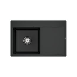 Villeroy & Boch V&B Sp&uuml;le Subway Style 45 Flat li, m Abl.garn, Hand., pure black ; Villeroy & Boch (33481FR7)