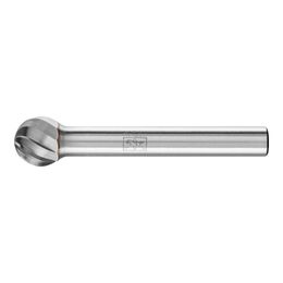 Pferd TOOLS Hartmetall Fr&auml;sstift Kugel KUD &Oslash; 10x09 mm Schaft-&Oslash; 6 mm Z1 universal grob (21112716)