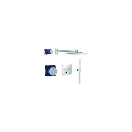 Grohe Fertigmontageset SmartControl Unterputz-Duschsystem, m 3 Absperrventil, eck., chr (34712000)