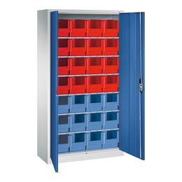 C+P Magazinschrank Serie 13, 1980x1000x420mm, 7035/5010 ; C + P M&ouml;belsysteme (133144-22|S10104)