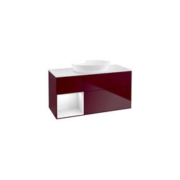 Villeroy & Boch V&B Waschtischunterschrank Wandbeleuchtung Finion 120cm, Pl wh. m, Reg glo wh. Lac, Peo m ; Villeroy & Boch (GA61GFHB)