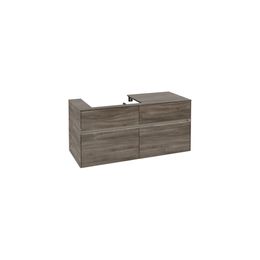 Villeroy & Boch V&B Waschtischunterschrank Collaro 120x54,8x50cm, WT l, LED 8,8 W, st. Oa ; Villeroy & Boch (C082B0RK)