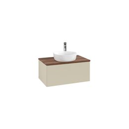 Villeroy & Boch V&B Waschtischunterschrank ohne Frontstruktur Antao 80x36x50cm, HL, WBP w. wal, si Gr m Lac ; Villeroy & Boch (K30052HJ)