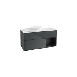 Villeroy & Boch V&B Waschtischunterschrank Finion 120cm, Pl w m, Rg b m Lac, md bl. m Lac ; Villeroy & Boch (FA51PDHG)