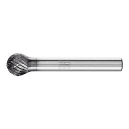 Pferd TOOLS Hartmetall Fr&auml;sstift Kugel KUD &Oslash; 10x09mm Schaft-&Oslash; 6mm Z3P universal mittel kreuzverzahnt HICOAT (21112724)