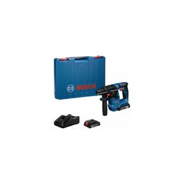 Bosch Akku-Bohrhammer mit SDS plus GBH 18V-18, 2 x Akku GBA 18V 2.0Ah,Handwerkerkoffer (0611927001)