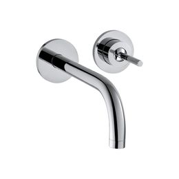 Hansgrohe Fertigmontageset Axor Uno UP-Waschtisch-Einhebelmischer, Pin-Griff, Ros, A 165mm, chr (38113000)