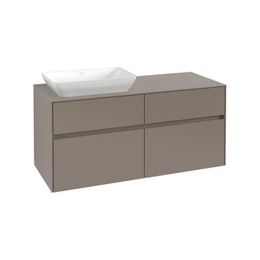 Villeroy & Boch V&B Waschtischunterschrank Collaro 120x54,8x50cm, WT links, wine red ; Villeroy & Boch (C11300AH)