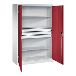 C+P Werkzeugschrank mit Schubladen Acurado, 1950x1200x500mm, 7035/3003 ; C + P M&ouml;belsysteme (8931-5030|S10339)