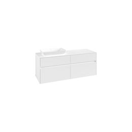 Villeroy & Boch V&B Waschtischunterschrank Collaro 140x54,8x50cm, WT l, LED 10W, wh. ma ; Villeroy & Boch (C117B0MS)