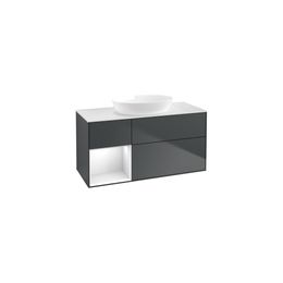 Villeroy & Boch V&B Waschtischunterschrank Wandbeleuchtung Finion 120cm, Pl w m, Rg g w Lac, md bl. m Lac ; Villeroy & Boch (GA61GFHG)