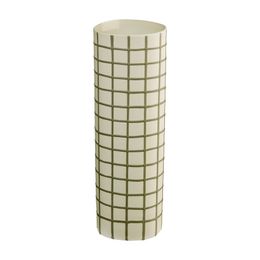 Asa vase, olive squares