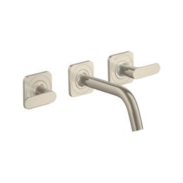 Hansgrohe Fertigset Axor Citterio M UP-3-Loch-Waschtischarmatur, A 166mm, Ros., brush. ni. (34313820)