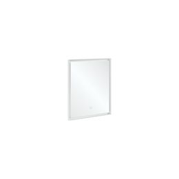 Villeroy & Boch V&B Spiegel Subway 3.0 Aluminiumrahmen, 65x75x4,75cm, wei&szlig; matt ; Villeroy & Boch (A4636500)