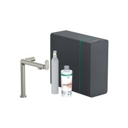 Hansgrohe Sp&uuml;ltisch-Einhebelmischer Aqittura M91 SodaSys 240, 1j, Start Set, ED (76810800)
