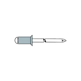 Gesipa Blindniet Alu Standard Senkkopf 5 x20mm (1454087)