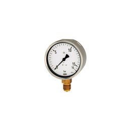 Riegler Manometer, Robustausf&uuml;hrung, G 1/2 unten, -1 / +5,0 bar, &Atilde;&tilde; 100 (500/3)