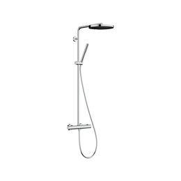 Hansgrohe Brause-Set Pulsify S Puro m Thermostat, 2 Verbaucher, 11,2 l/m., chrom (24222000)