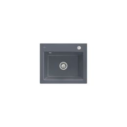 Villeroy & Boch V&B b&uuml;ndige Sp&uuml;le Subway 60 S Flat m Abl.garn, Excenterbet&auml;tigung, graphit ; Villeroy & Boch (33092Fi4)