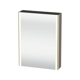 Duravit Universal-Spiegelschrank XSquare 60x15,5x80cm, 1 T&uuml;r, LED, Anschl re, lei (XS7111R75750000)