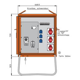 Walther Werke Verteilerschrank 22kVA WV0270R1)