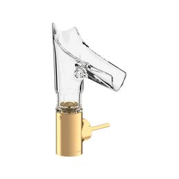 Hansgrohe Waschtisch-Einhebelmischer Axor Starck V 140 m Glas, unver Abl., Facettensch, b br (12123950)
