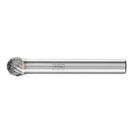 Pferd TOOLS Hartmetall Fr&auml;sstift Kugel KUD &Oslash; 08x07 mm Schaft-&Oslash; 6 mm Z4 universal mittel fein (21112646)