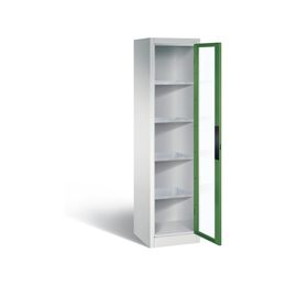 C+P Werkzeugschrank Acurado, H1950xB502xT500mm, Front Resedagr&uuml;n, Korpus Lichtgrau (8901-055) ; C + P M&ouml;belsysteme (8901-055|S10043)