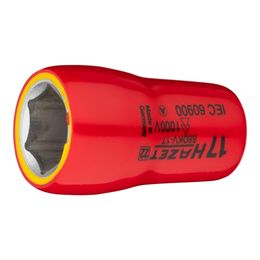 Hazet Steckschl&uuml;ssel-Einsatz Sechskant 880KV-17 Vierkant hohl 10 mm (3/8 Zoll) Au&szlig;en-Sechskant-Tractionsprofil 17 mm)